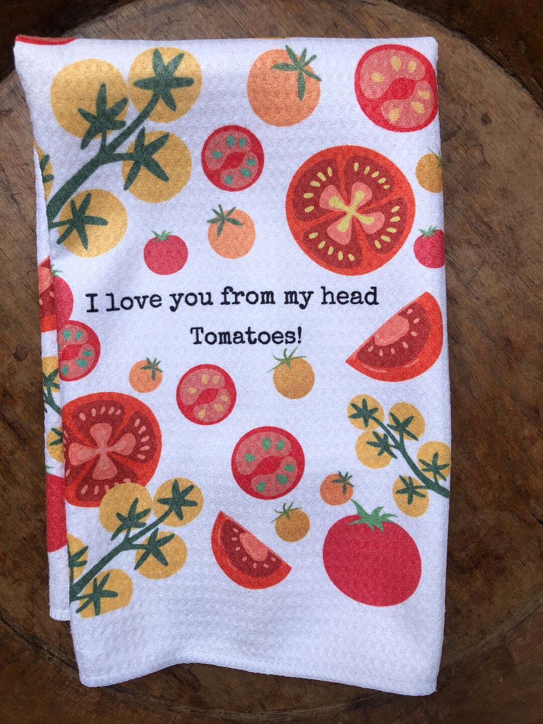 Tomato Dish Towel, Fun Tomato Towel, Gifts for Gardeners, Tomato Decor ...