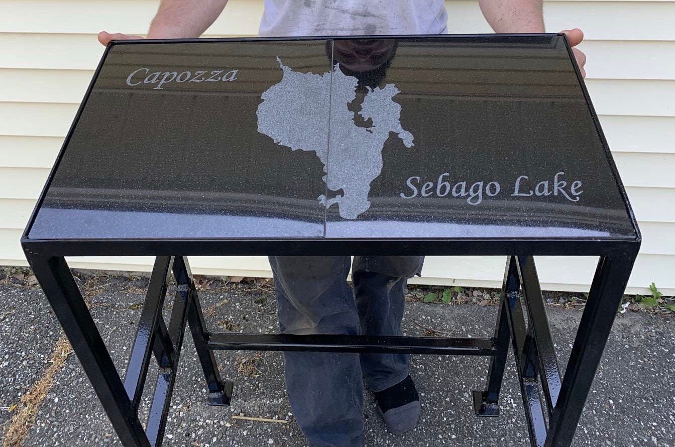 Custom Granite Tile Tables - Etsy