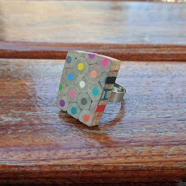 Color Pencil Ring - Etsy