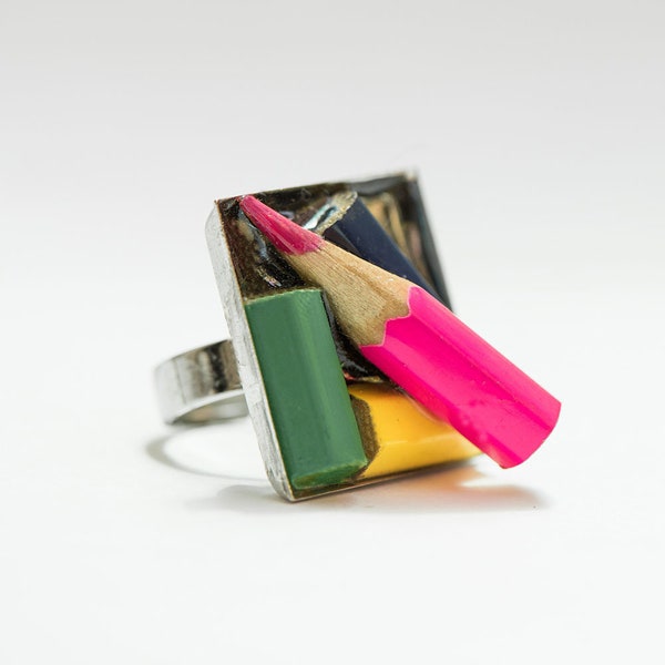 Color Pencil Ring - Etsy