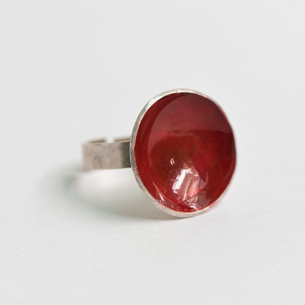 Red Ring - Etsy UK