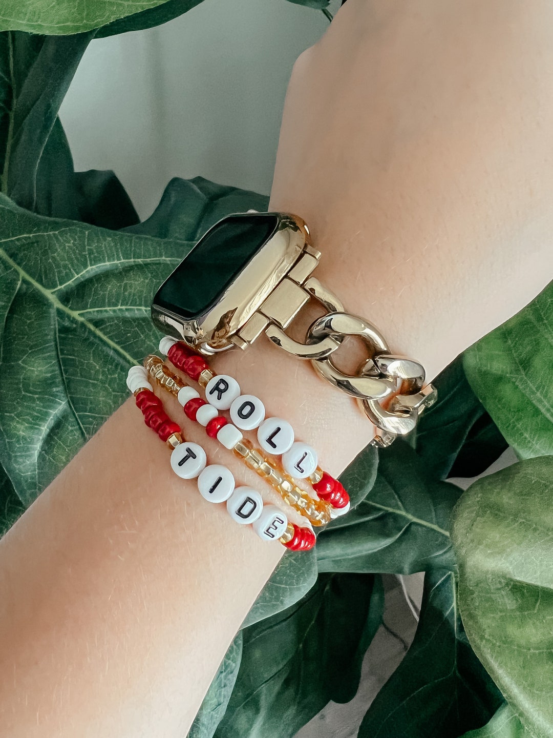 Classic Bracelet Trio Custom Bracelets Personalized Football Friendship ...