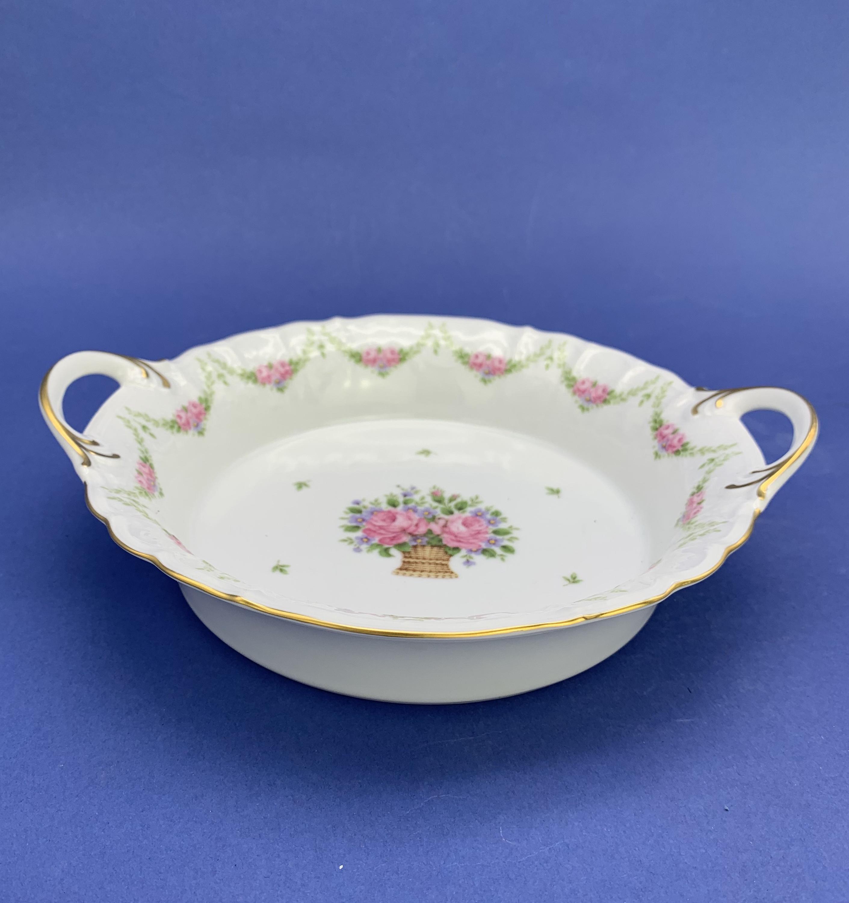 Kaiser Porcelain Gold Rim Roses Flowers Romantica Marseille Nossek ...