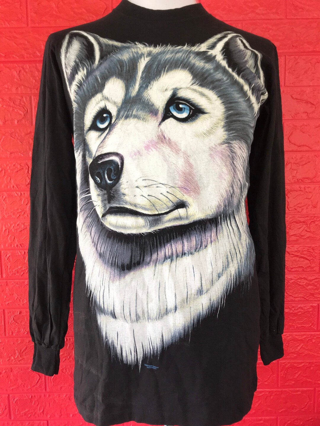 Vintage 90s Wolf Animal Design by Bobby G’s Wildlife OVP Overprint ...