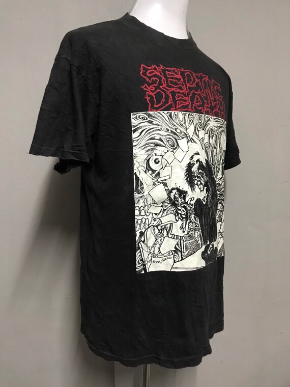 Vintage Septic Death By PUSHEAD Glow In The Dark Tshi… - Gem