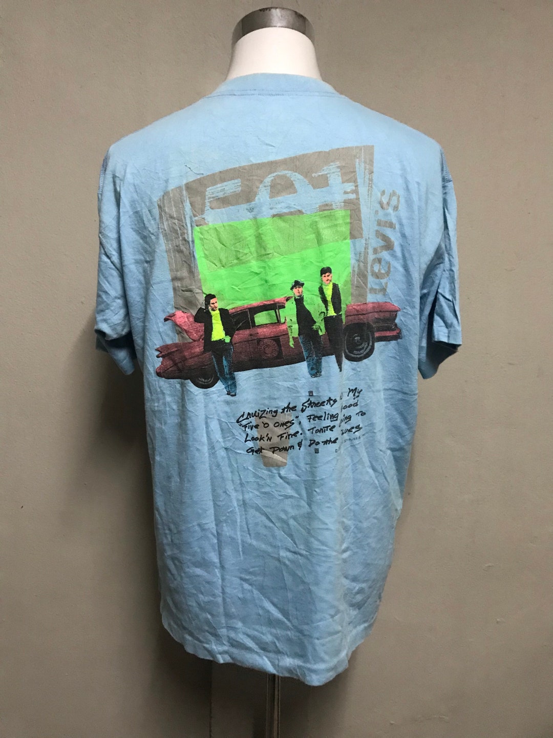 Vintage Levis 501 Tshirt Sz XL - Etsy