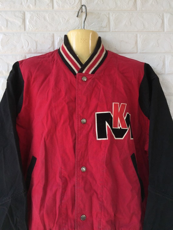 Rare!!!Vintage 80s Kansai Yamamoto Man Bomber Jacket … - Gem