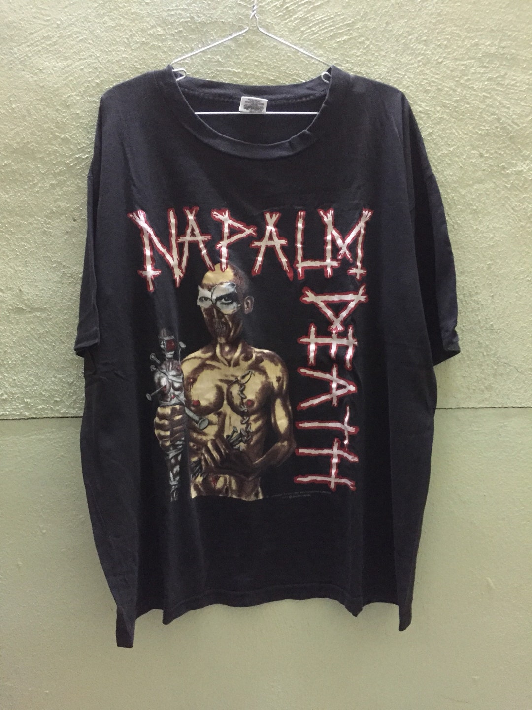 Rare!!! Vintage Napalm Death Band Shirt Xlarge Size Death Metal ...