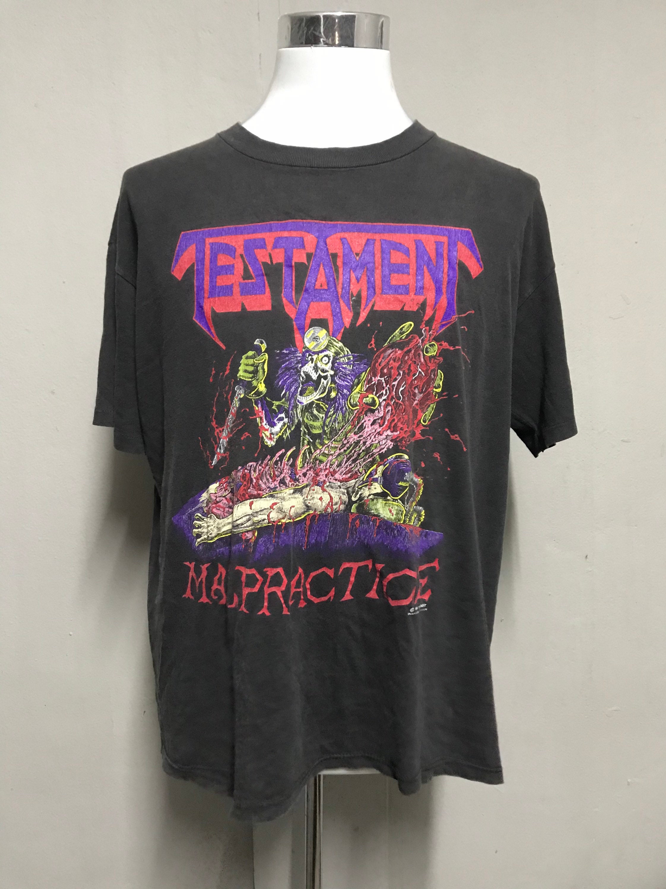 Vintage Testament Band Tshirt Under License by Brockum Sz XL - Etsy