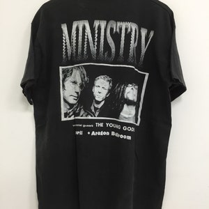 Rare Vintage Ministry Band Shirt Xlarge Size Special Guest the Young ...