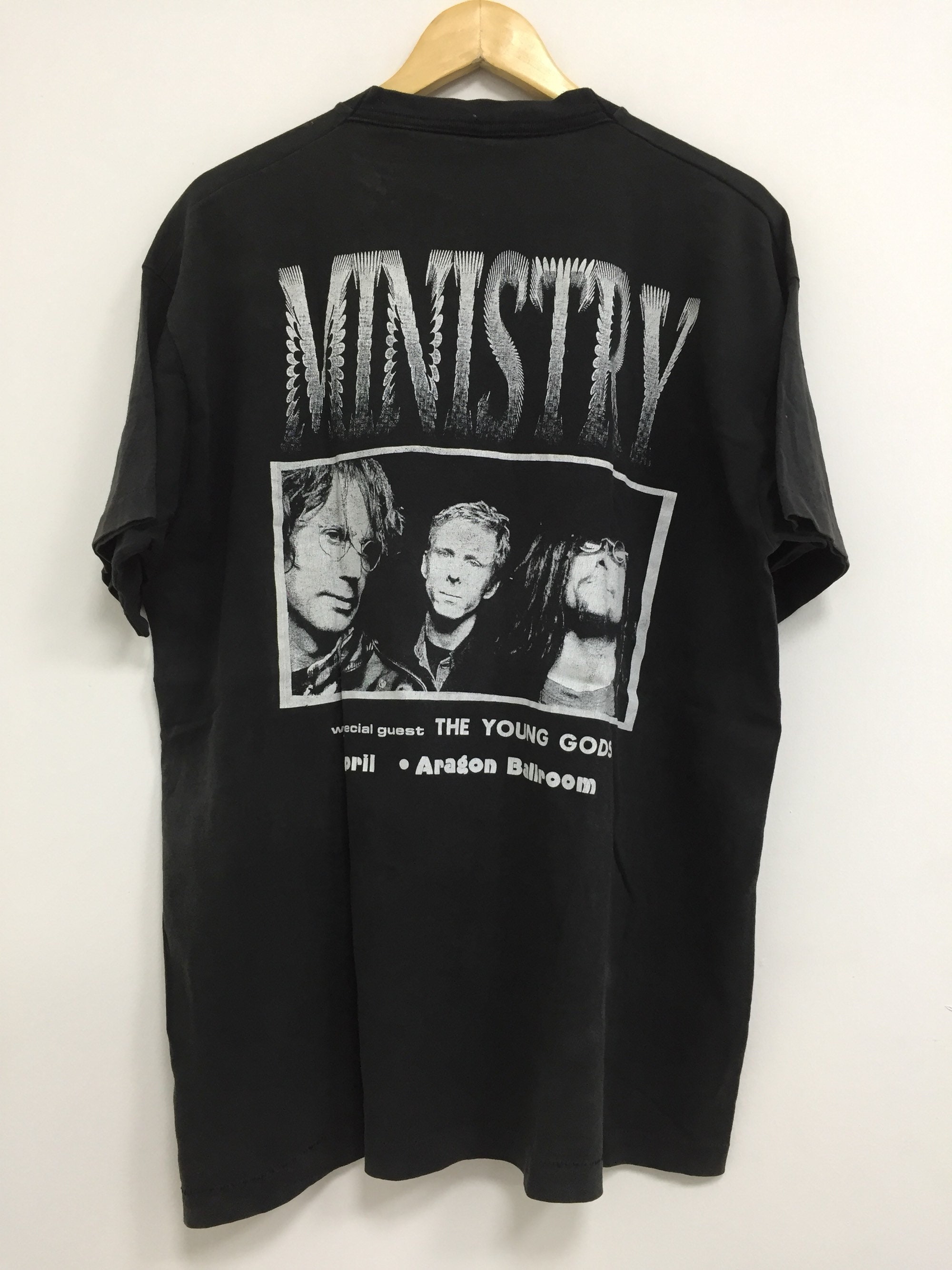 Rare Vintage Ministry Band Shirt Xlarge Size Special Guest the Young ...
