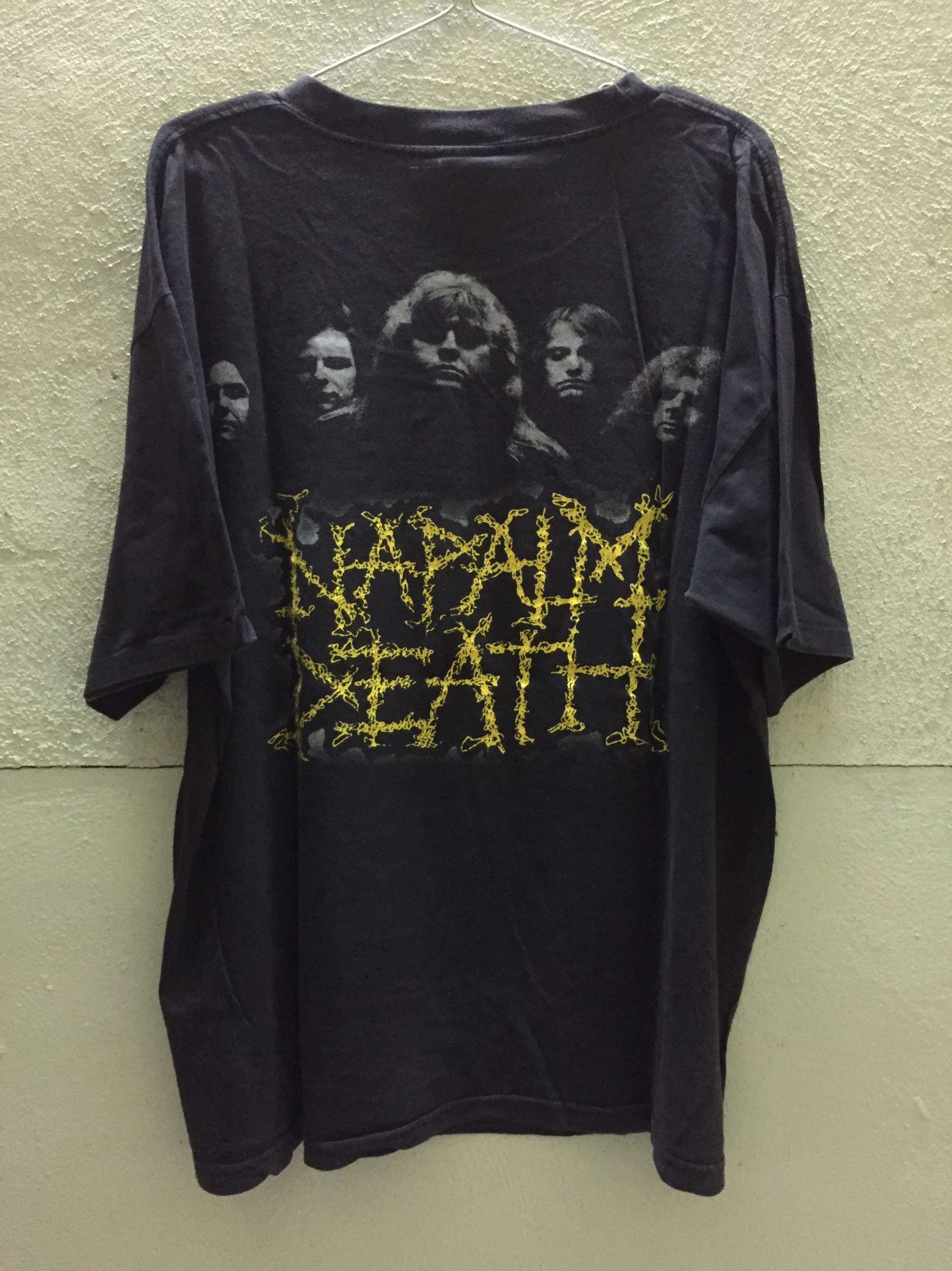 Rare!!! Vintage Napalm Death Band Shirt Xlarge Size Death Metal ...