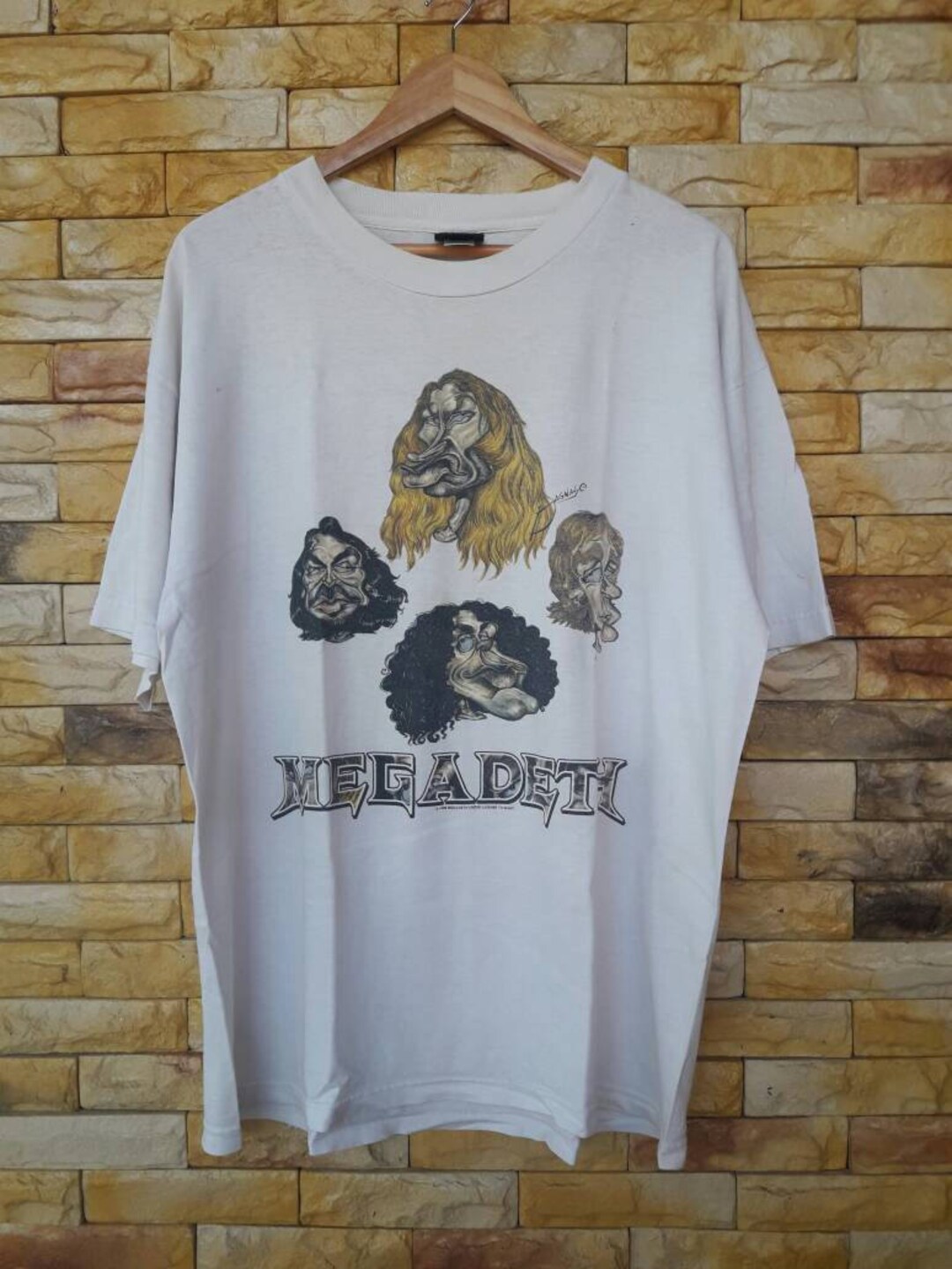 Vintage Megadeth Band Thrash Metal Speed Metal Heavy Metal X-large Size ...