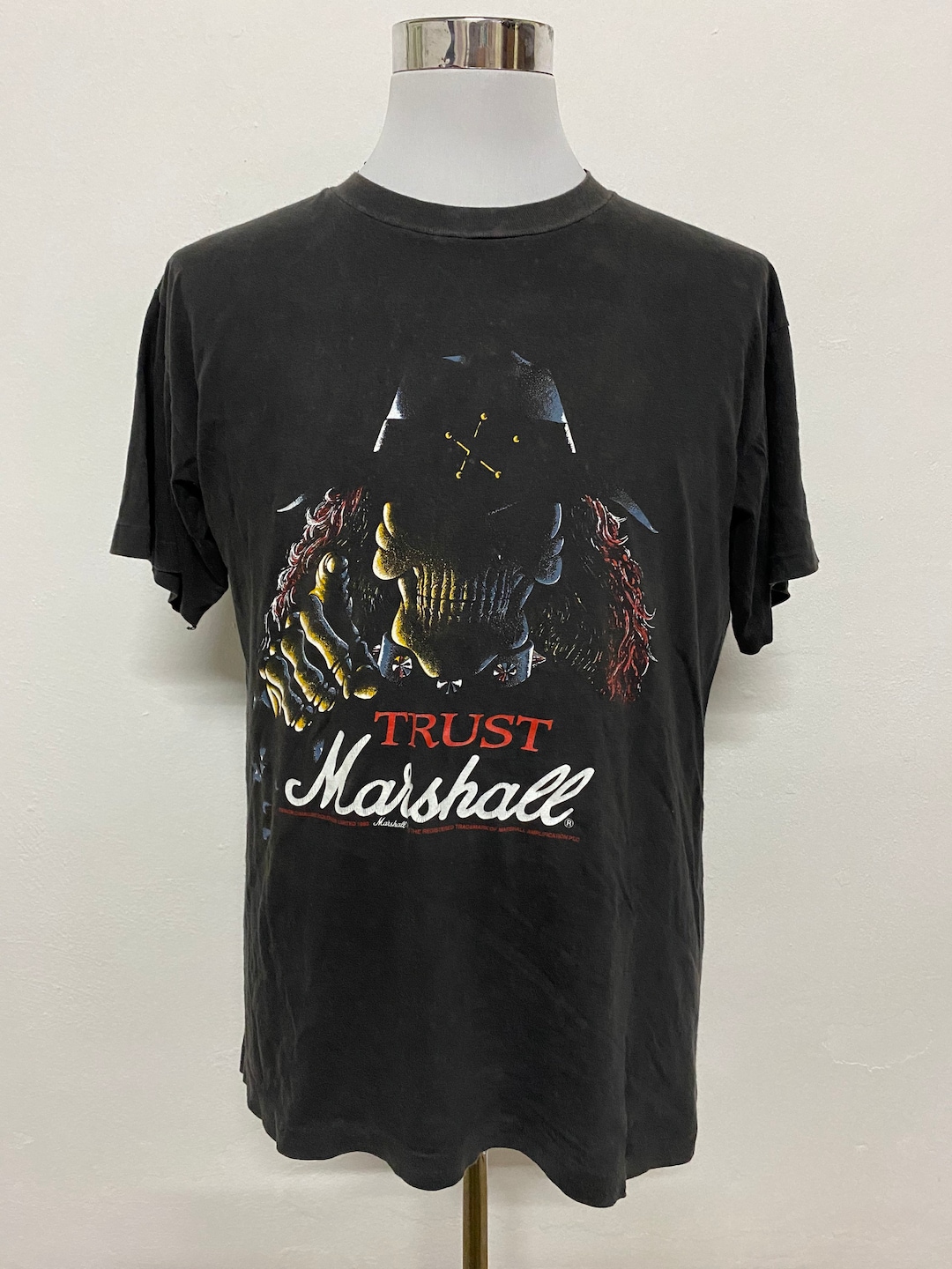 Vintage 90s Marshall Amplification Music Tshirt Size L - Etsy UK