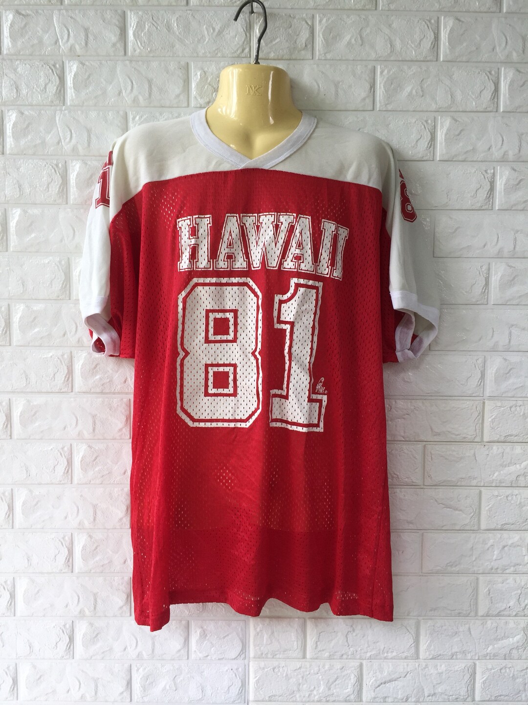 Vintage Hawaii 81 Polytees Raglan Colourblock Tshirt Sz XLARGE - Etsy