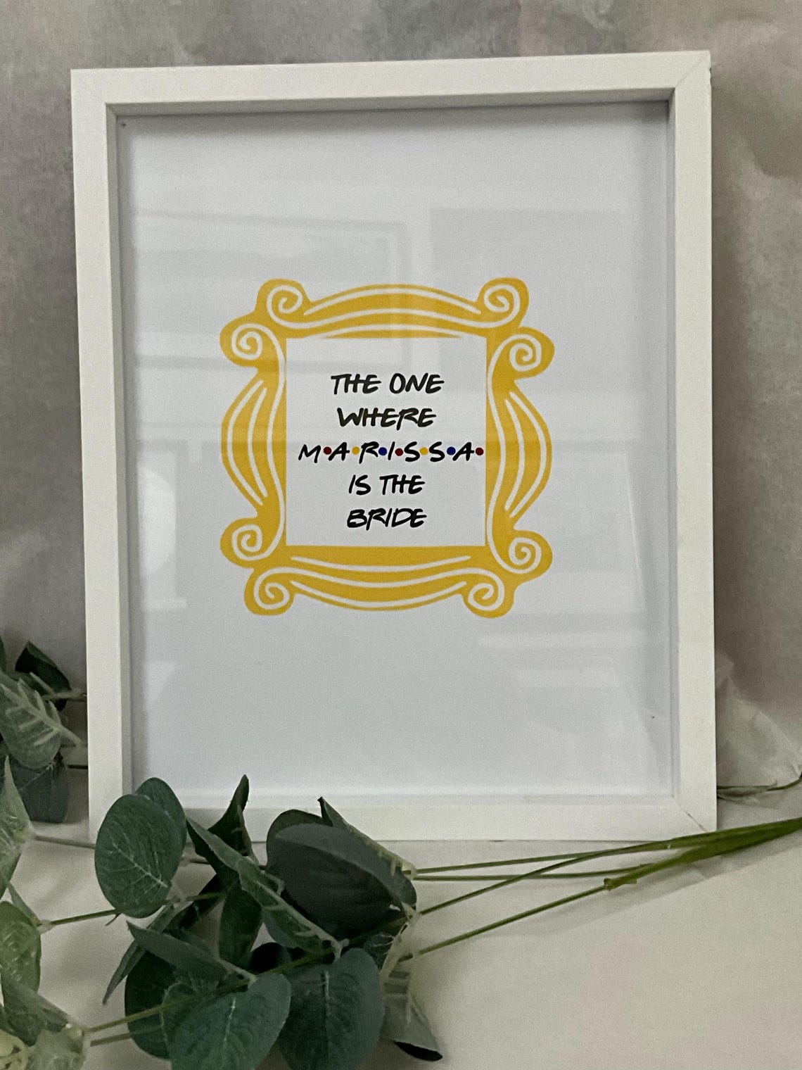 Hen Party Frame, Hen Party Guest Frame, Friends Themed Hen Party, Bride ...
