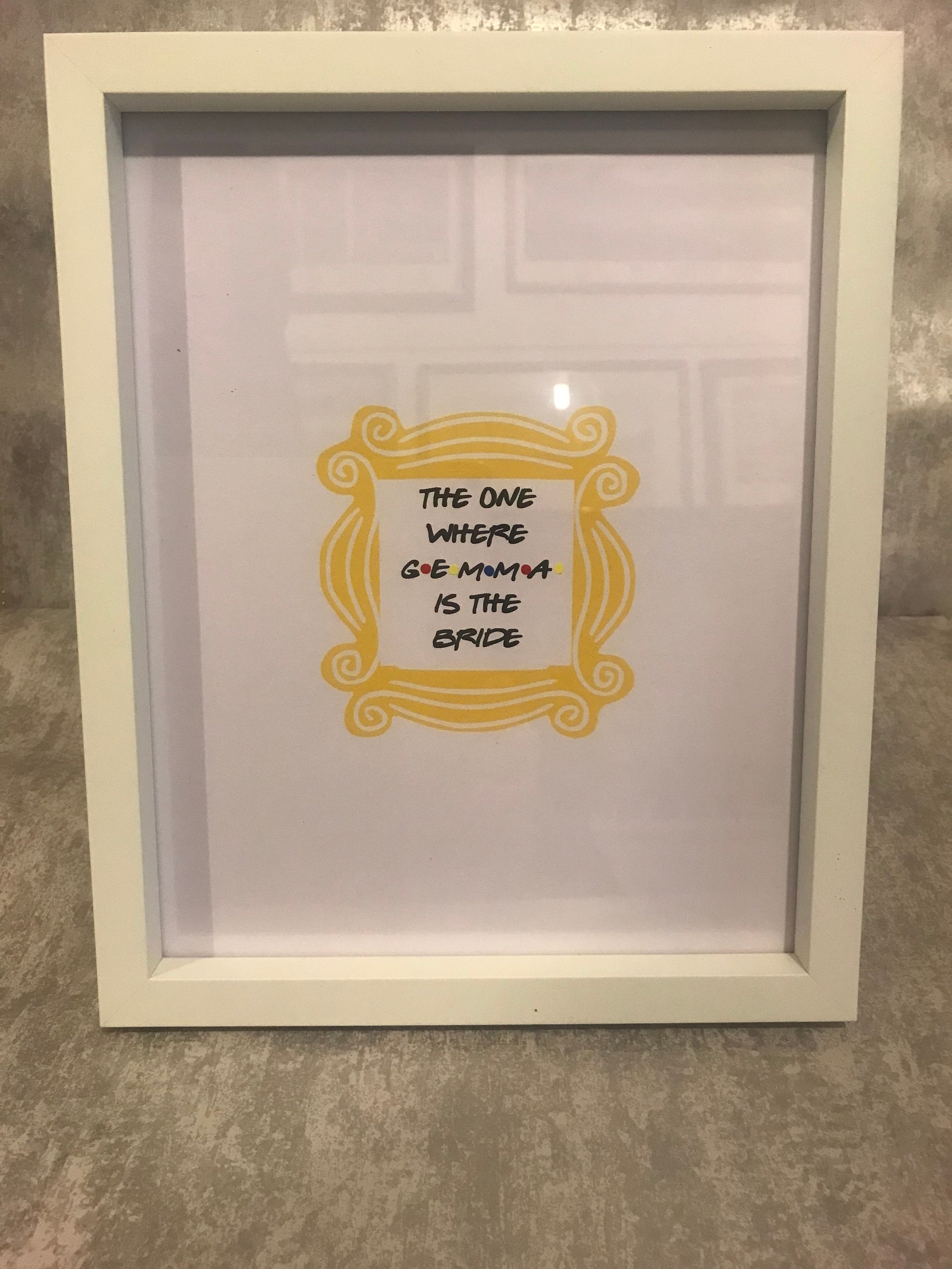 Hen Party Frame Hen Party Guest Frame Friends Themed Hen - Etsy UK