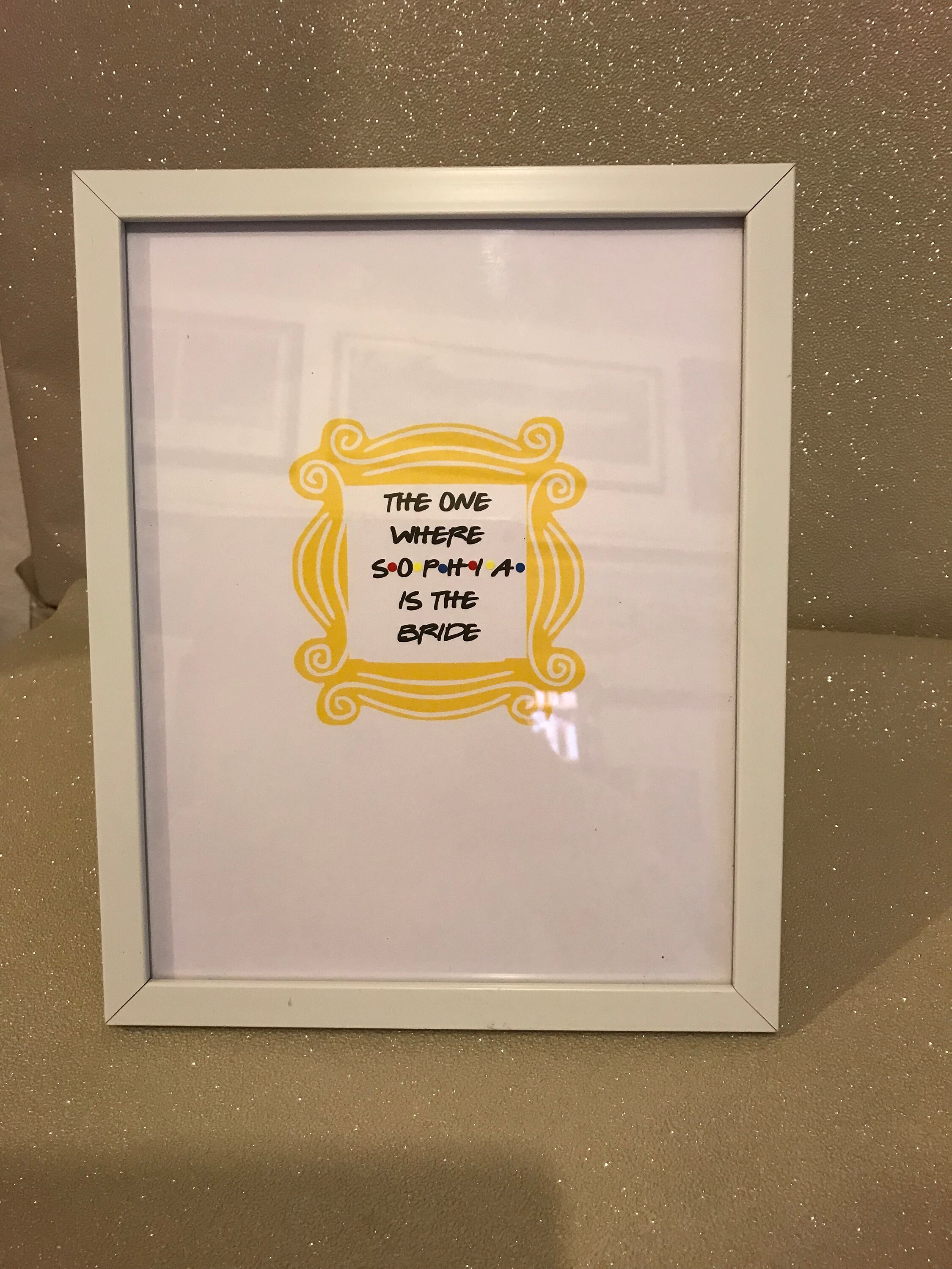 Hen Party Frame Hen Party Guest Frame Friends Themed Hen - Etsy UK