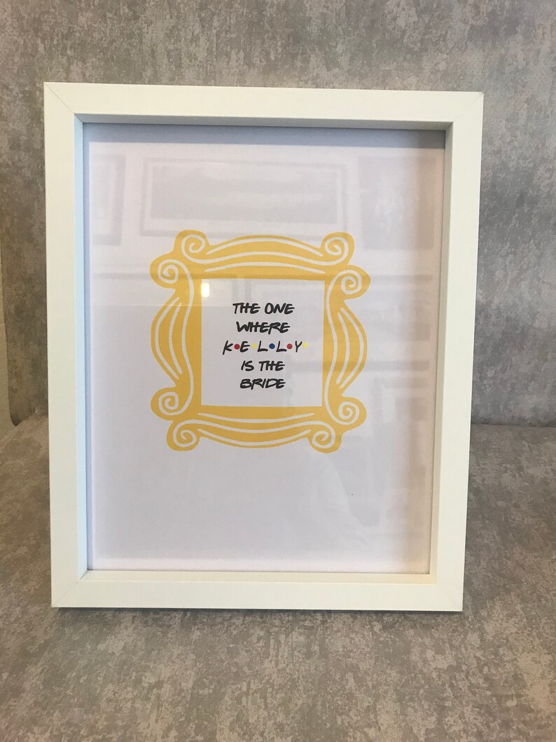 Hen Party Frame Hen Party Guest Frame Friends Themed Hen - Etsy UK