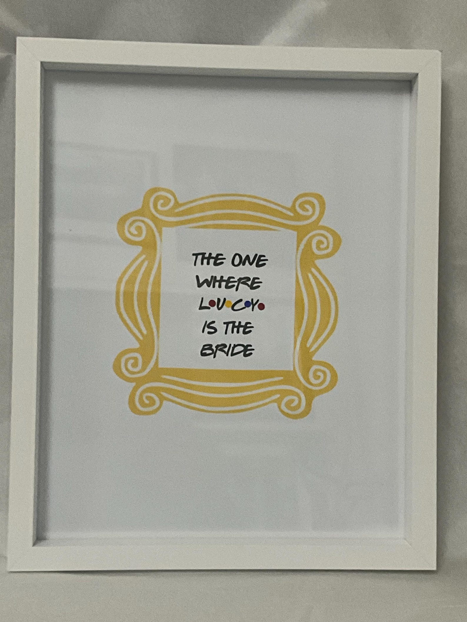 Hen Party Frame, Hen Party Guest Frame, Friends Themed Hen Party, Bride ...