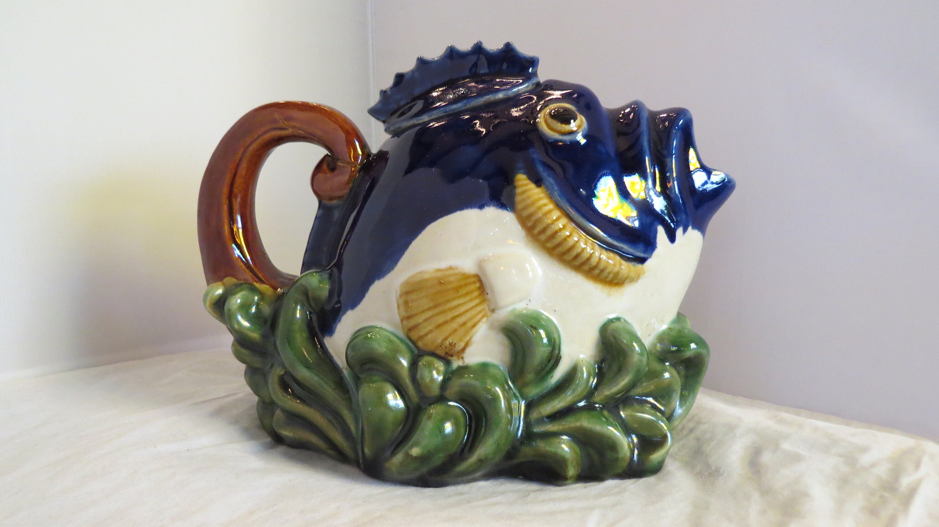 Vintage Henriksen Imports Ceramic Fish Teapot, Fish Teapot, Japanese ...