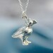 Puffin Necklace | Sterling Silver Puffin Pendant | Personalised Animal ...