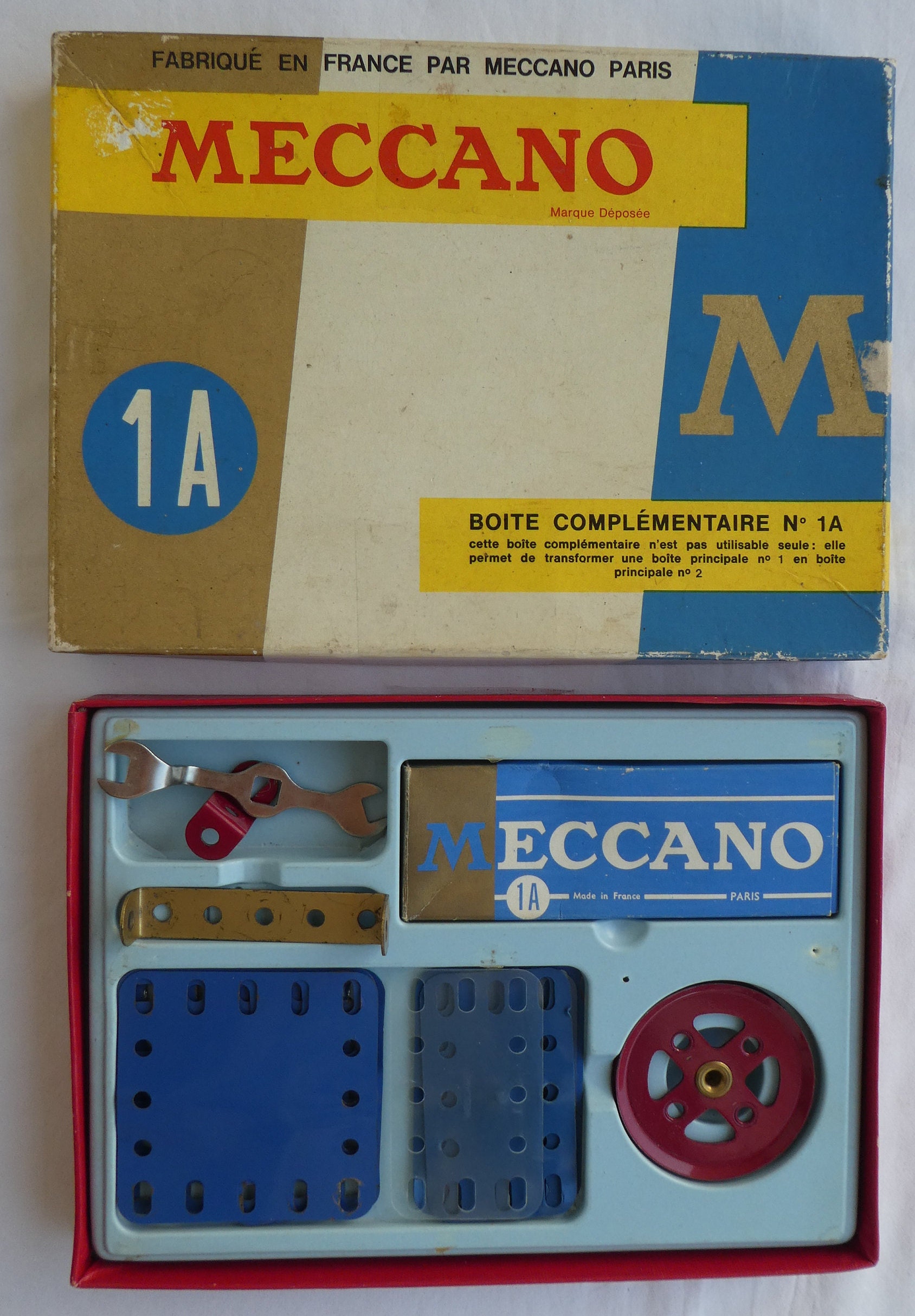 MECCANO 1960/70s French Meccano Sets No 1 & No IA. Metal - Etsy