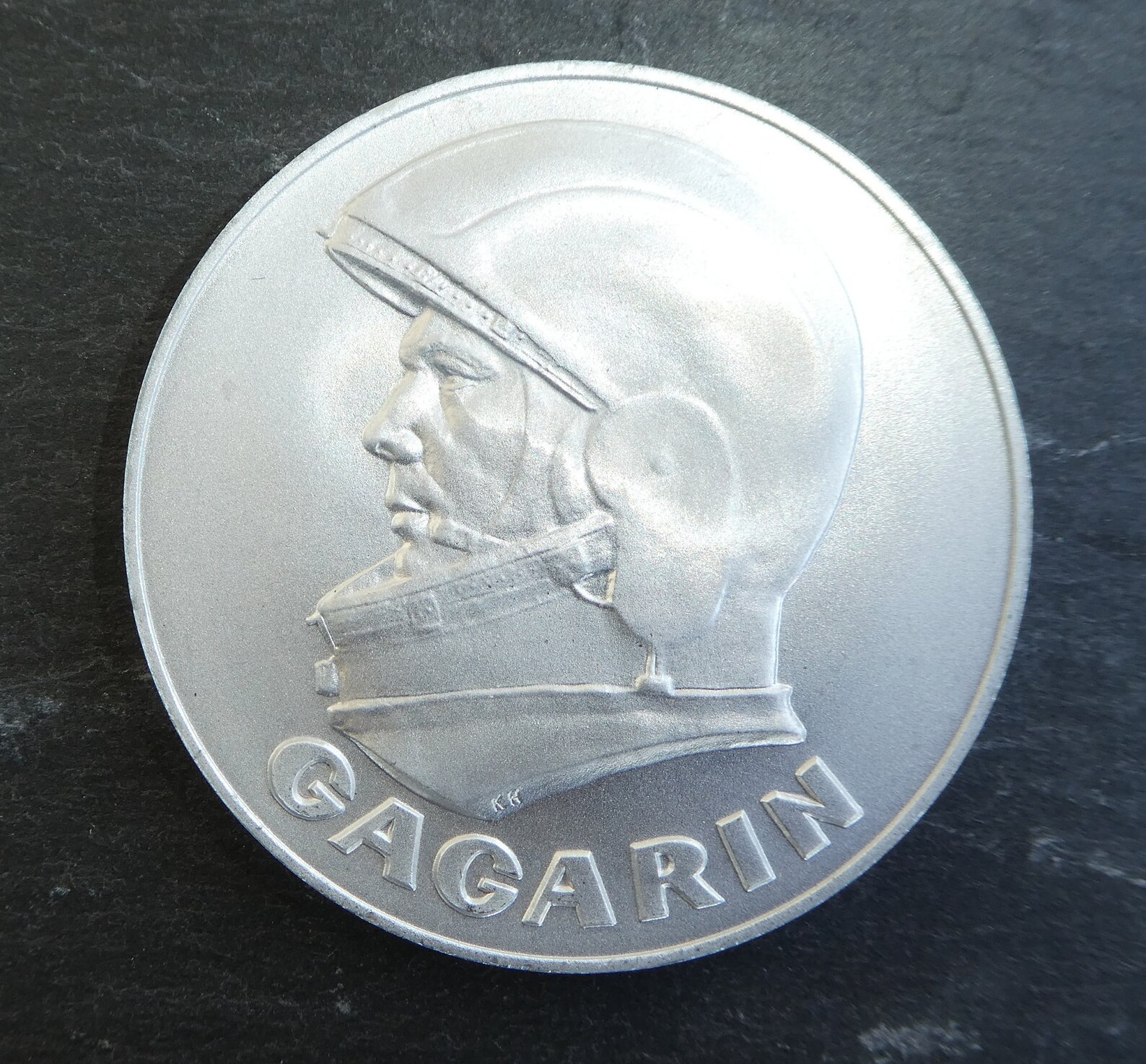 Yuri Gagarin First Man in Space 30th Anniversary Medal. Vostok I ...