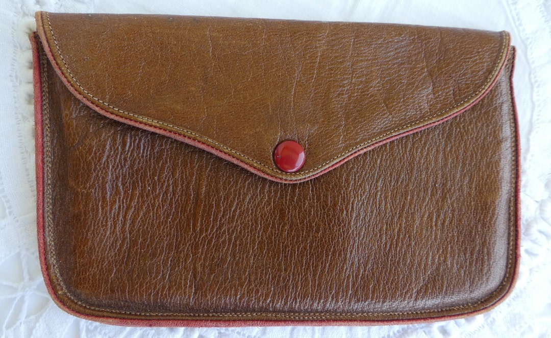FRENCH Leather Coin Purse. “stoefler Shoe” Vintage Coin Change Pouch ...