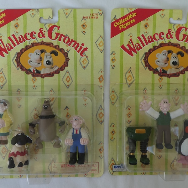 Wallace and Gromit Figurines - Etsy