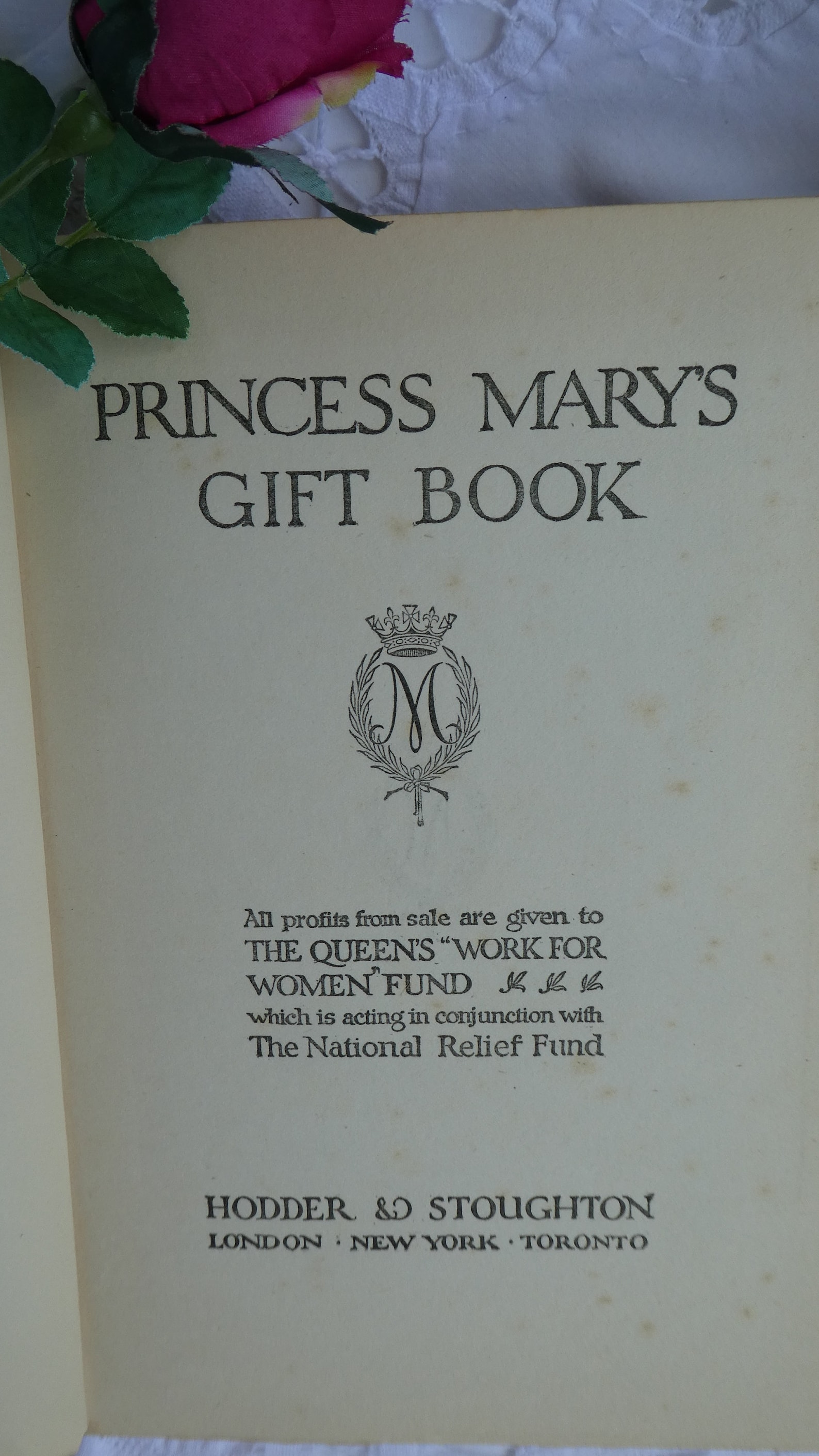 Antique 1914 PRINCESS MARY'S Gift Book Hodder & | Etsy