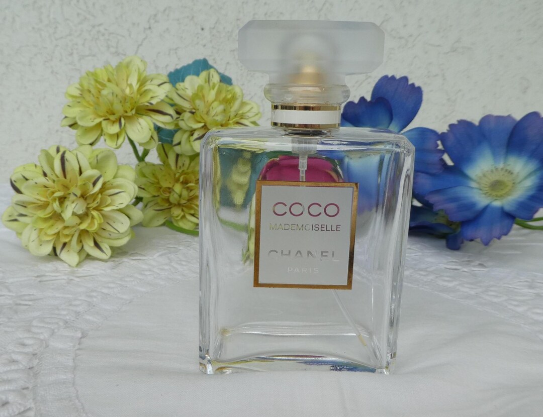 COCO CHANEL Large Empty Perfume Flacon. French Fragrance Glass Bottle ...