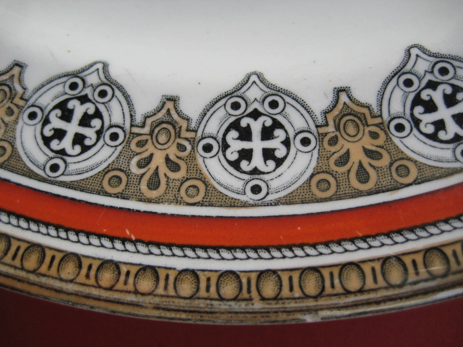 Antique Scottish Plate J & MP Bell and Co. Glasgow Scotland | Etsy