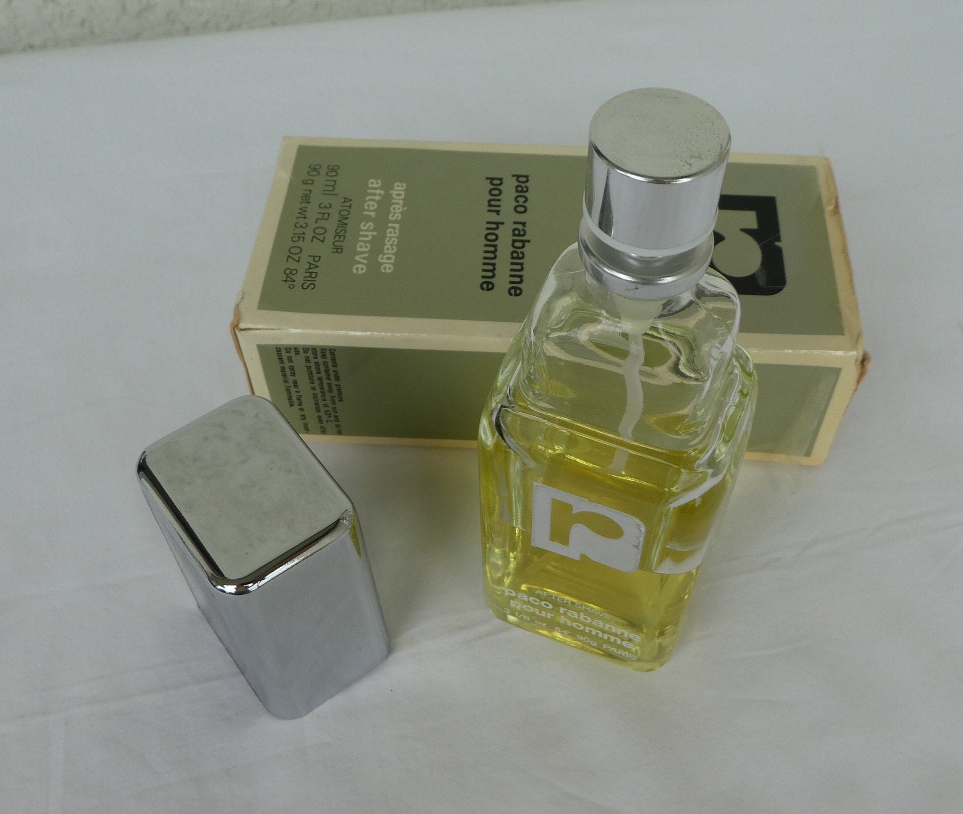 PACO RABANNE R Pour Homme After Shave 1973 Vintage Discontinued Mens ...