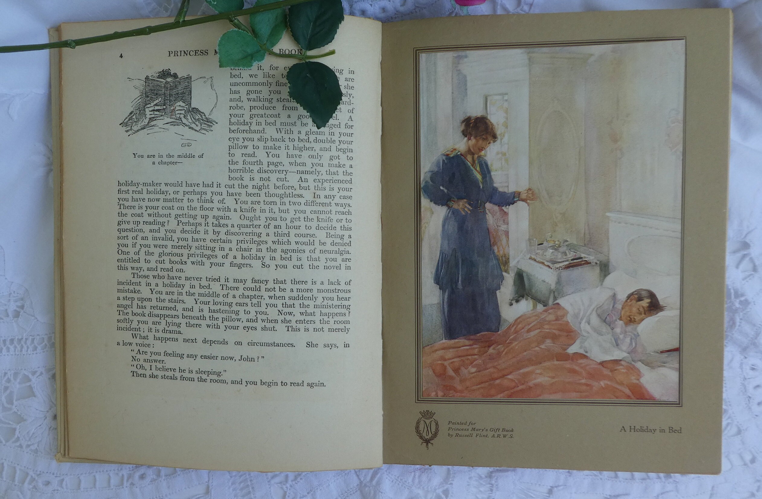 Antique 1914 PRINCESS MARY'S Gift Book Hodder & | Etsy