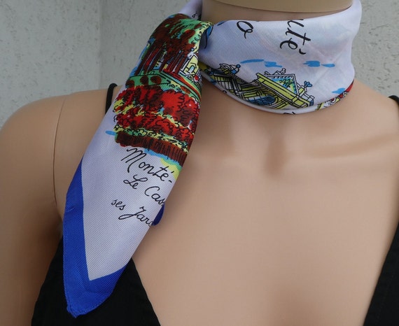 Monte-carlo Monaco Scarf to Frame Collection Scarf. | Etsy