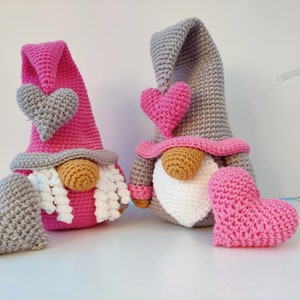 UK Crochet Pattern for Valentine Love Gonks - Etsy