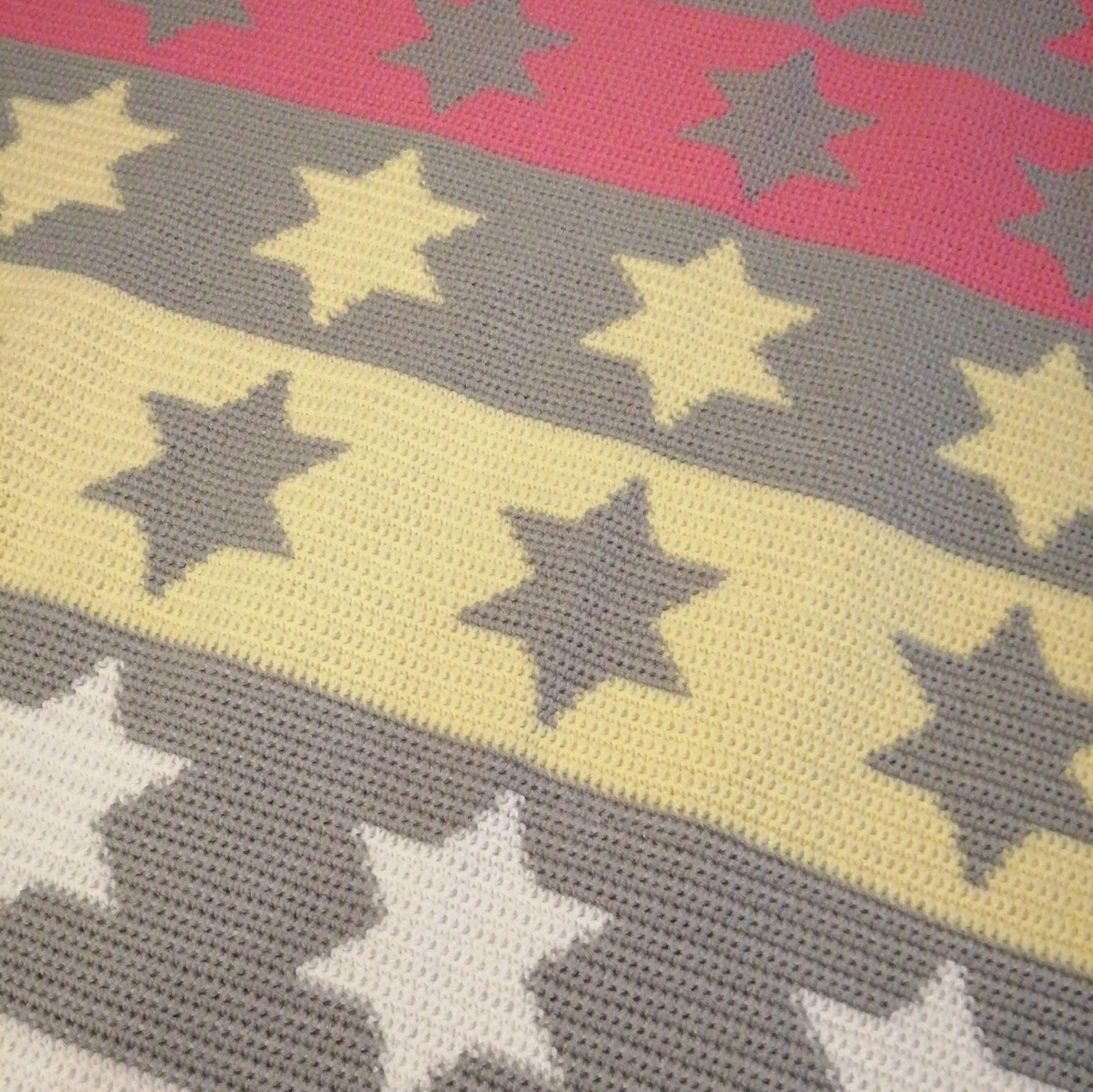 Star Blanket. Tapestry Crochet PDF Pattern. - Etsy