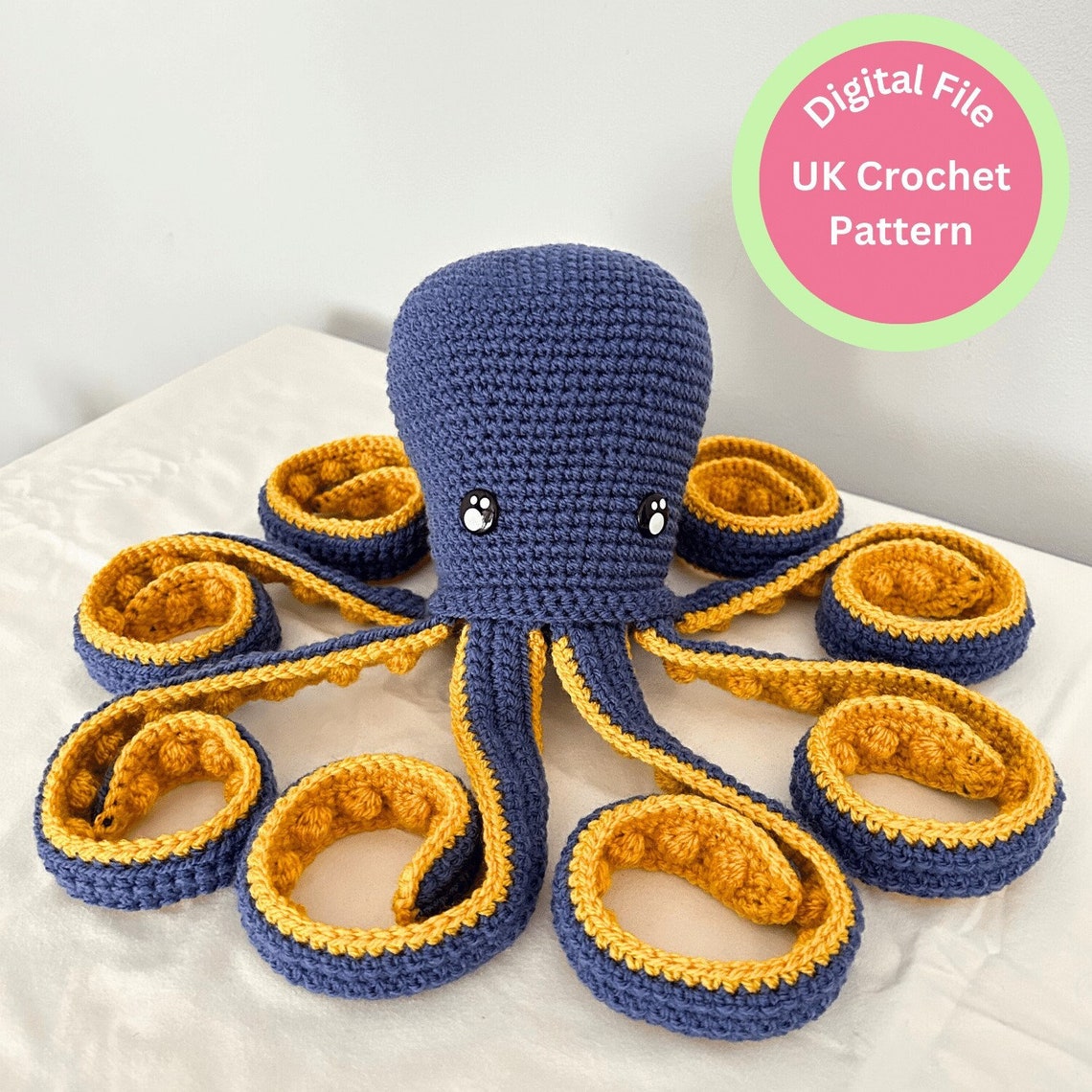 Ophelia Octopus UK Crochet Pattern - Etsy