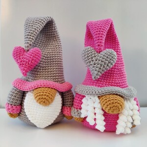 UK Crochet Pattern for Valentine Love Gonks - Etsy