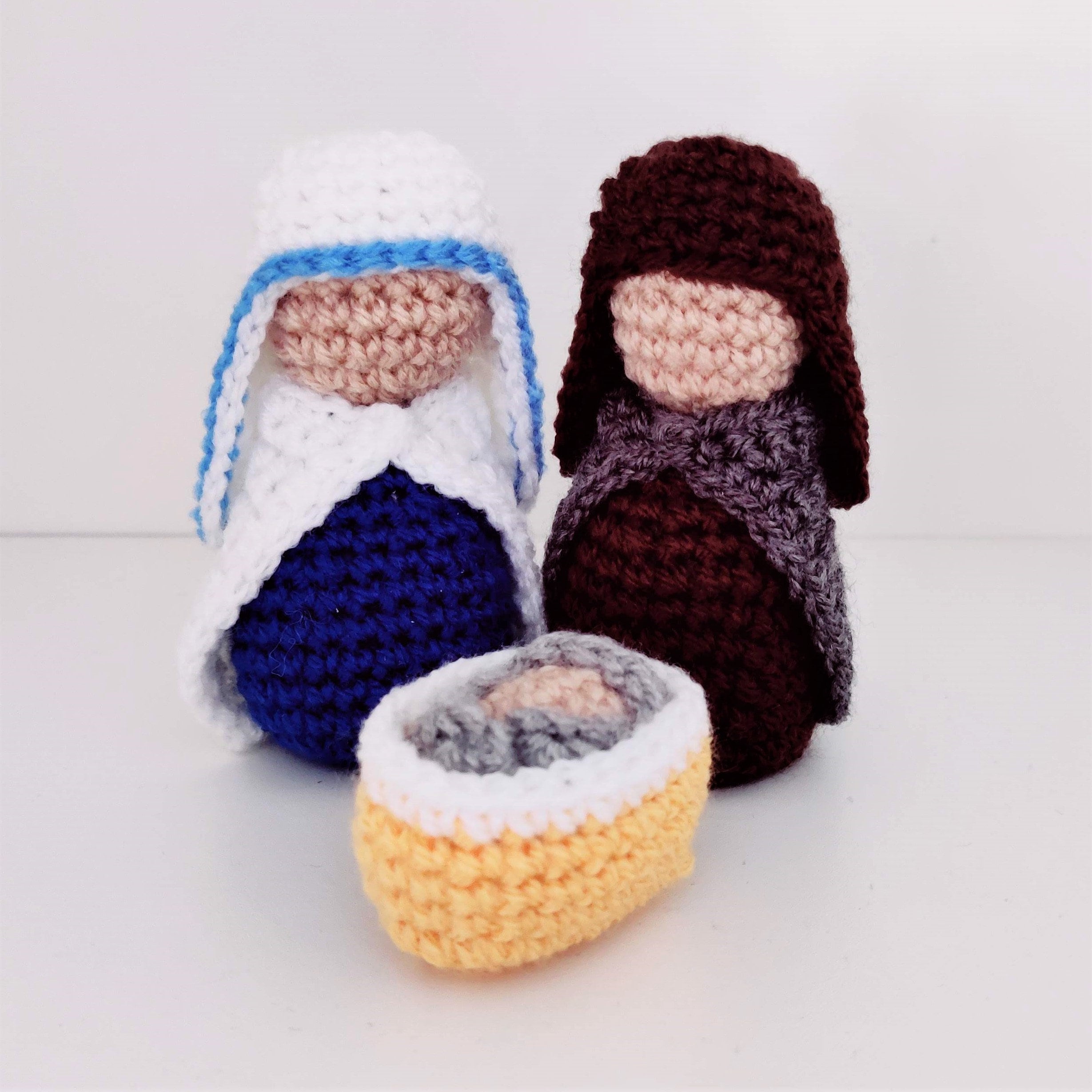 Mini Christmas Nativity Crochet Pattern UK Terms. Mary - Etsy