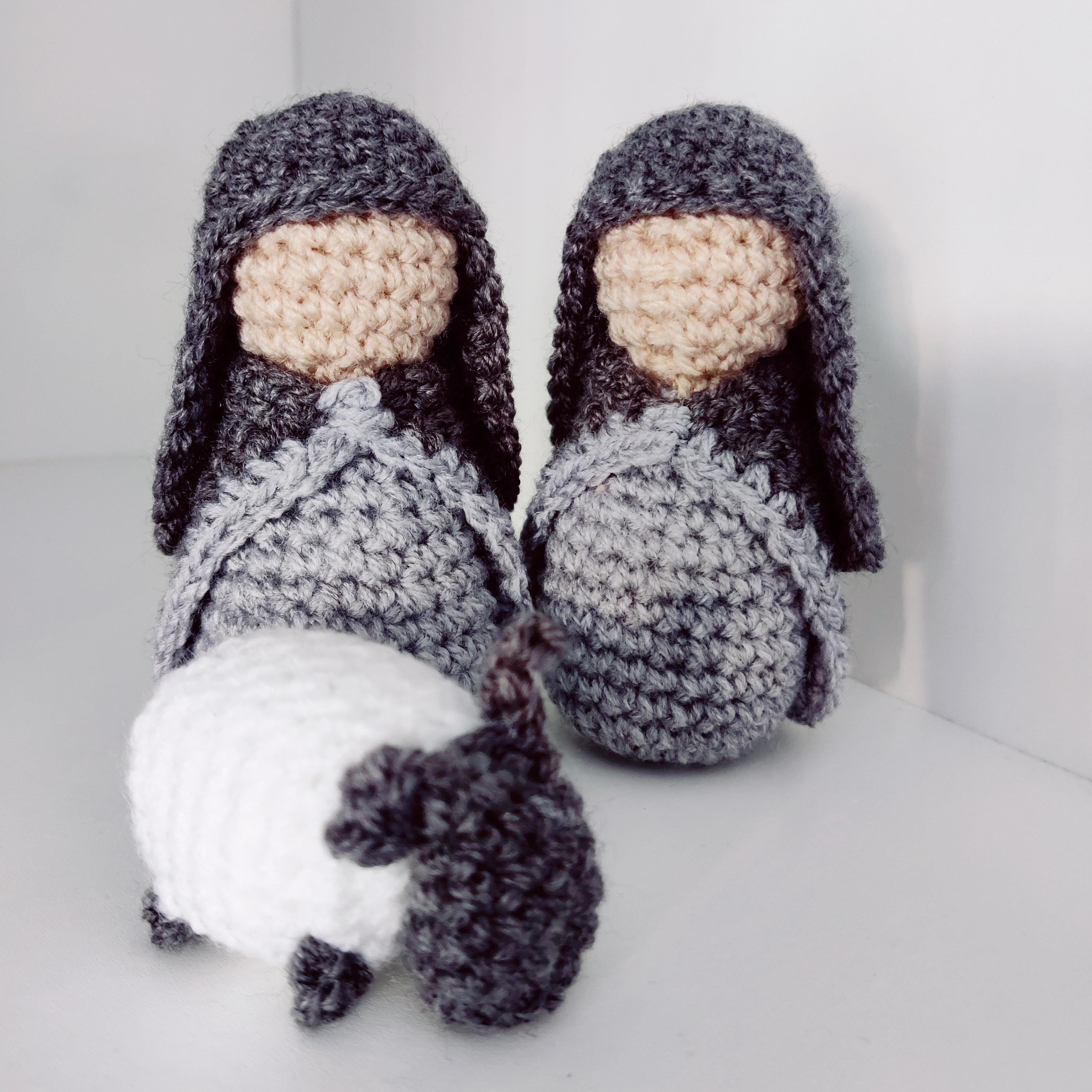 Mini Christmas Nativity Crochet Pattern UK Terms. Mary - Etsy