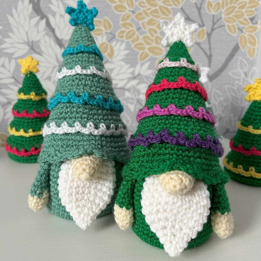 Christmas Tree Gonk Crochet Pattern – UK Terms – Holiday Gnome ...