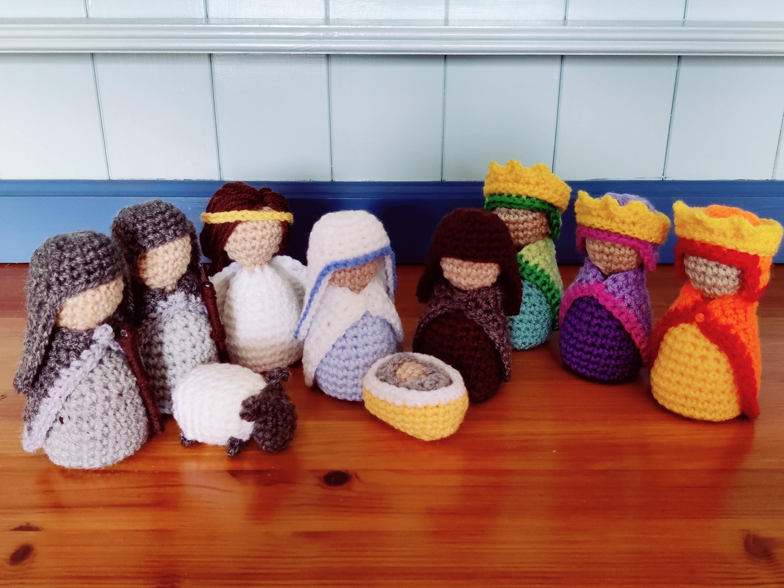 Mini Christmas Nativity Crochet Pattern UK Terms. Mary - Etsy