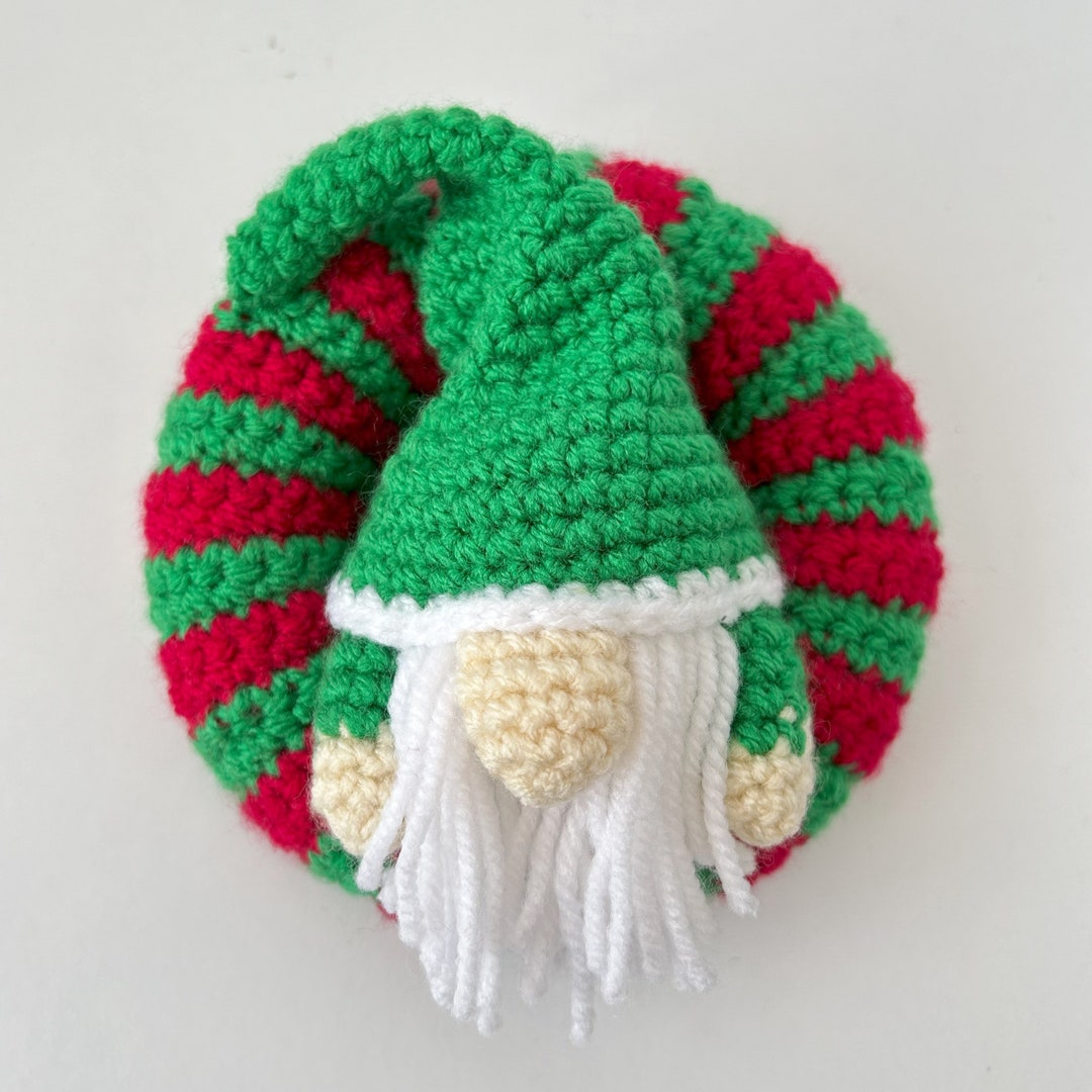 Gonk Wreath UK Crochet Pattern. Christmas Gonk Pattern. Mini Christmas ...