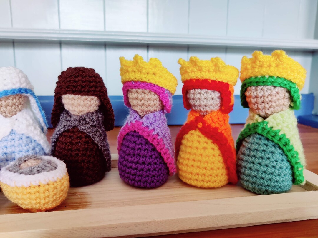 Mini Christmas Nativity Crochet Pattern (UK Terms) - Etsy