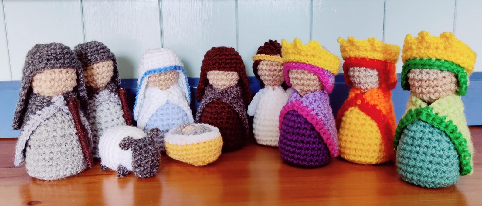 Mini Christmas Nativity Crochet Pattern UK Terms. Mary - Etsy