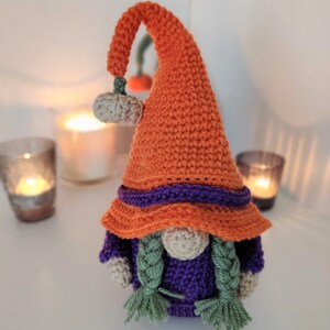 Halloween Gonk Gnome Crochet Pattern UK. This is a Digital PDF. - Etsy