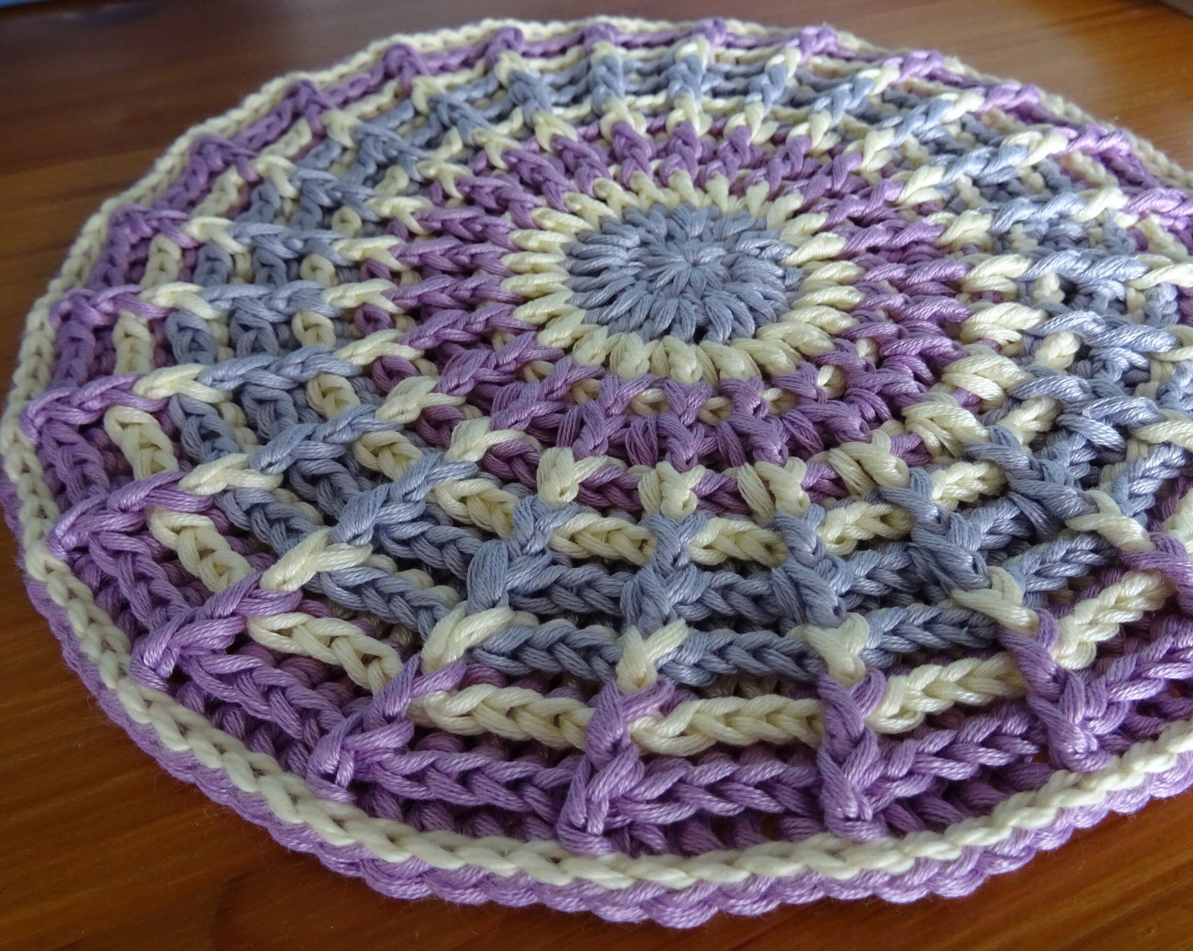 Padded Trivet Hot Pad UK Crochet Pattern - Etsy