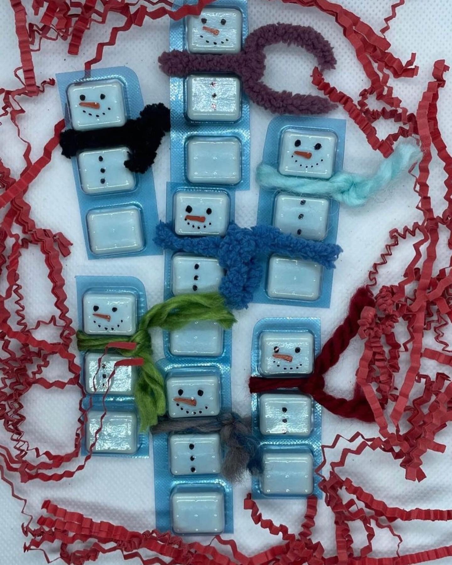 Hand Painted Snowman Gum, Snowman Gum, Stocking Stuffers - Etsy